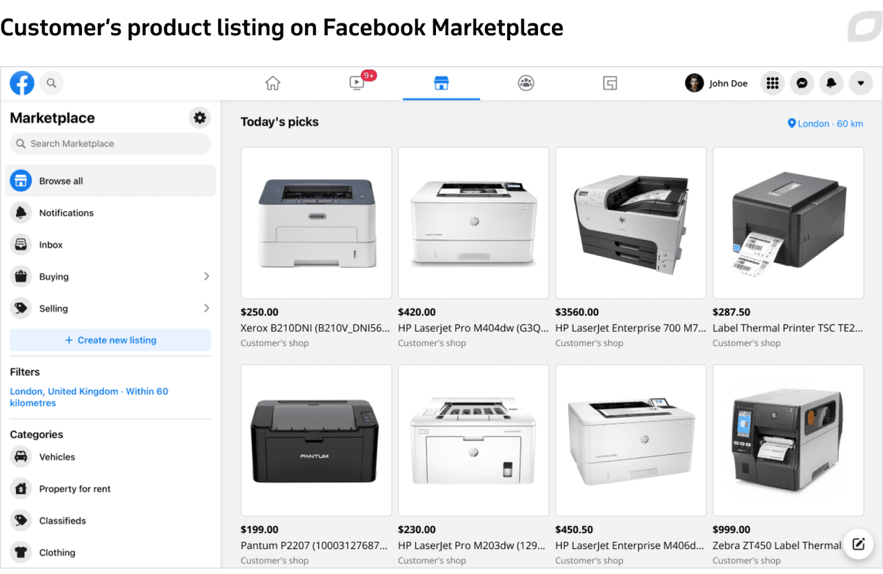 SAP Commerce-based feeds creation and management system