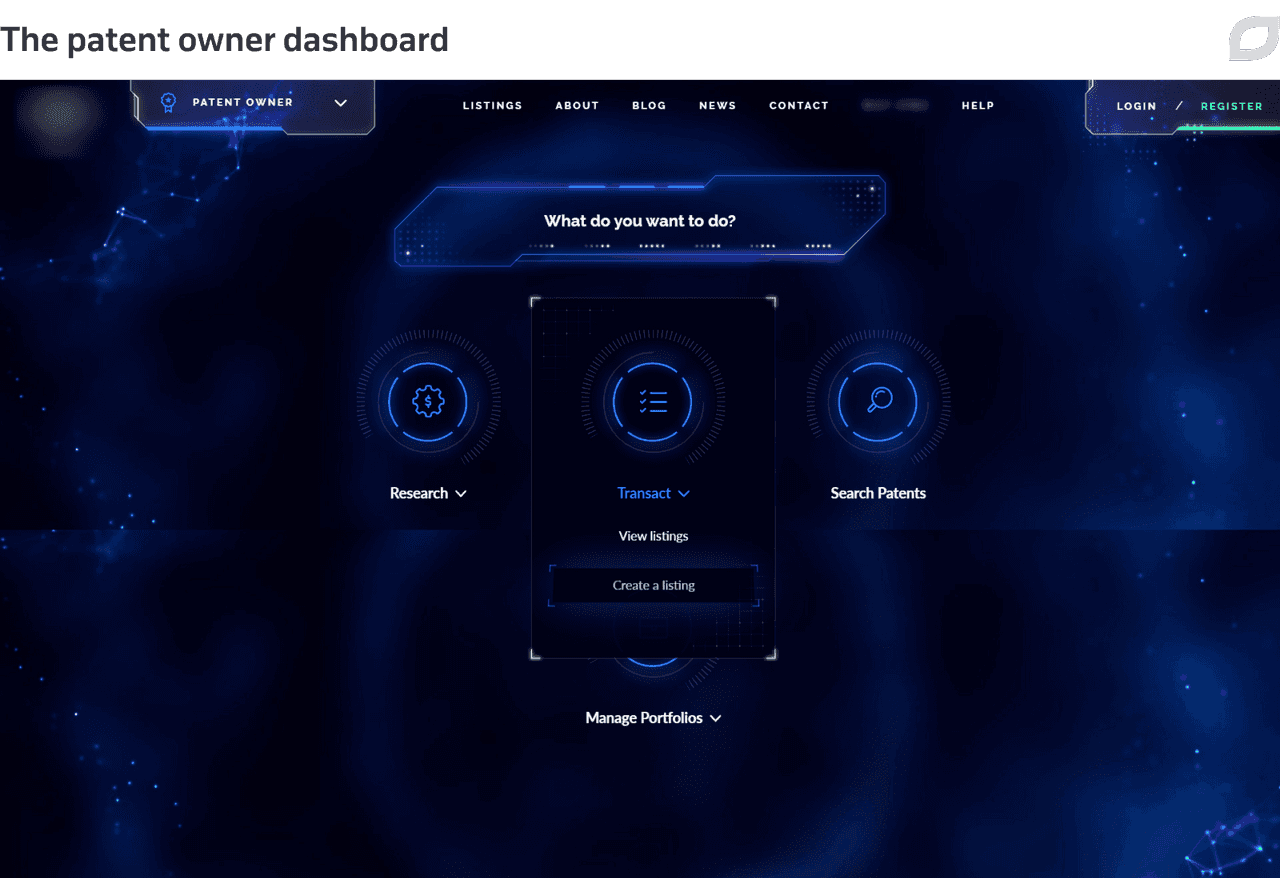 A Patent Management Platform