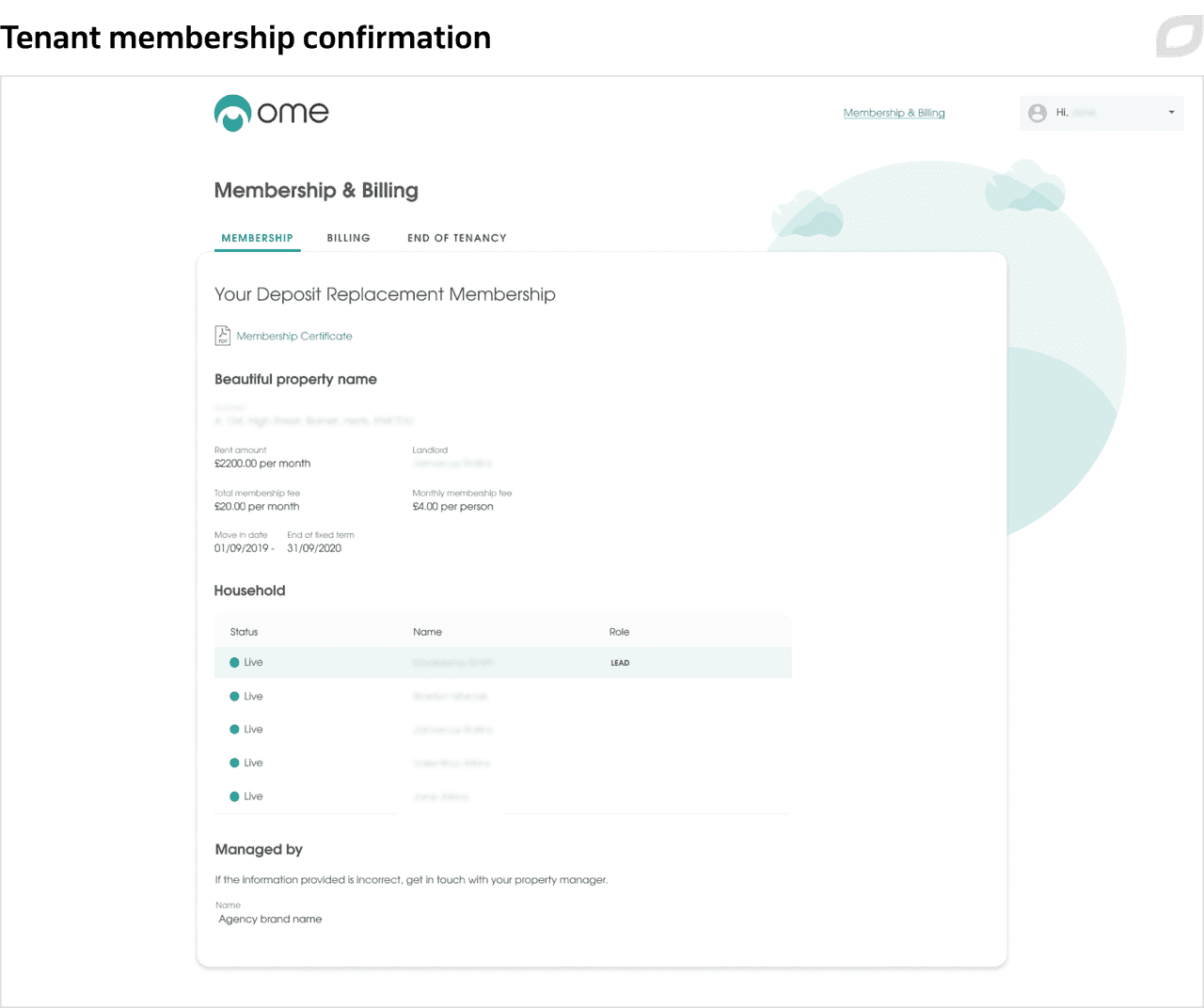 Tenancy Management Software for Hamilton Fraser