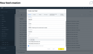 SAP Commerce-based feeds creation and management system
